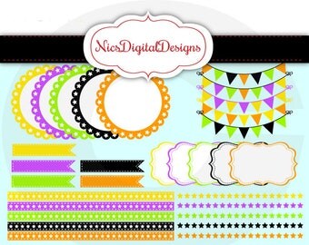 Fancy frame clip art | Etsy