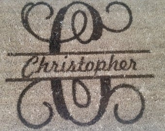 Monogram rugs | Etsy