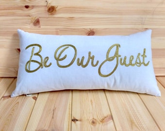 Be our guest pillow | Etsy