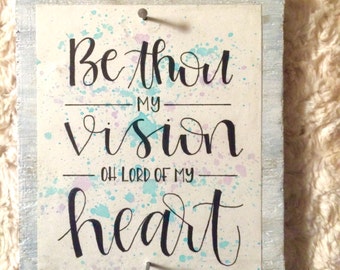 Be thou my vision | Etsy