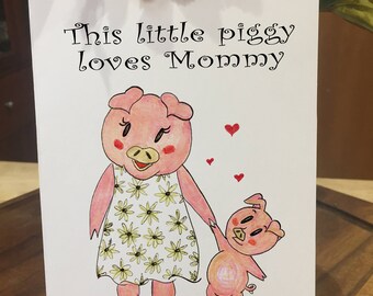 Animal pun card | Etsy