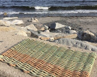 Lobster rope mat | Etsy