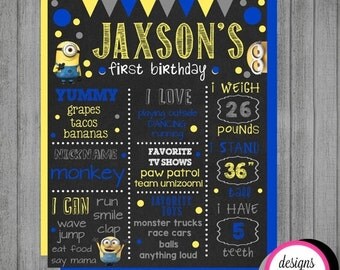 Unique minion sign related items | Etsy
