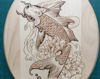 Pyrography on wood | Etsy