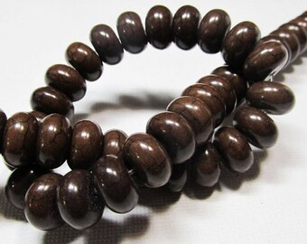 Items similar to Green and Brown Magnesite Ring on Etsy