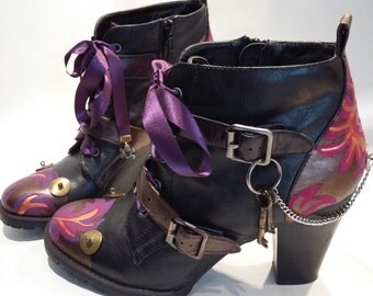 Steampunk boots | Etsy