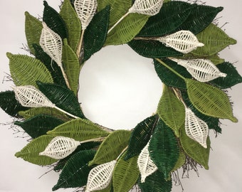 Wicker wreath | Etsy