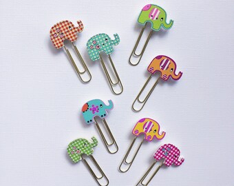 Elephant bookmark | Etsy