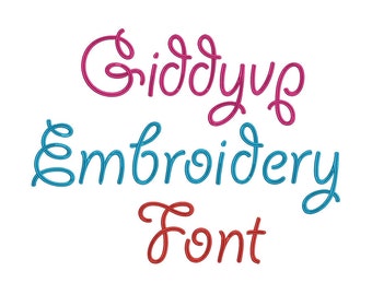 Giddyup font | Etsy
