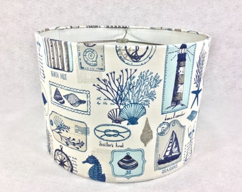 Coastal lampshade | Etsy