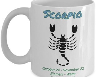 Scorpio mug | Etsy