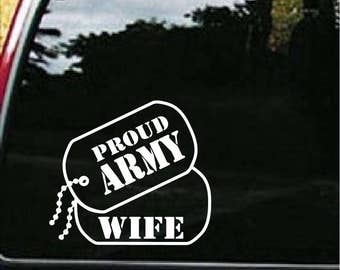 Army wife decal | Etsy
