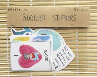 Personalized Library Book Stickers 4 Pastel Colors to choose