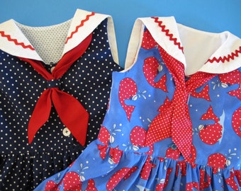 A-Line Dress Pattern for Girls Reversible Aline Dress Sewing by ...