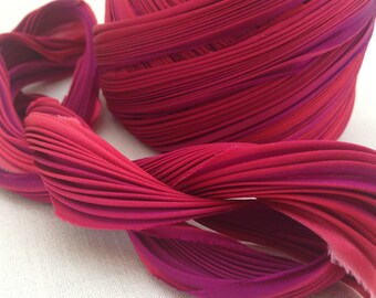 Silk Shibori Ribbon Flower New double flower kit by ShiboriGirl