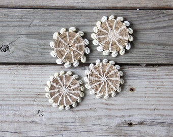 Shell coasters | Etsy