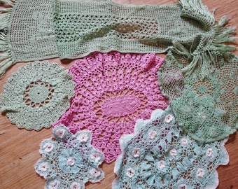 Colored doilies | Etsy