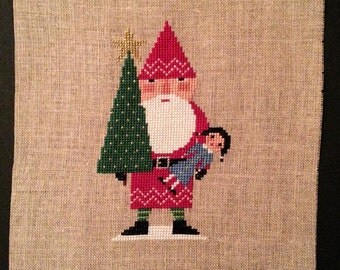 Santa cross stitch | Etsy
