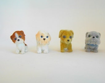 Flocked animals | Etsy