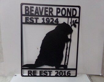 Beaver art | Etsy
