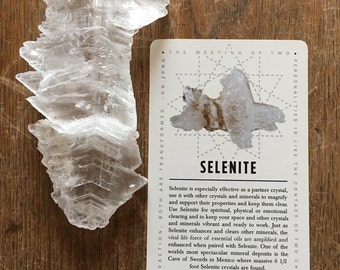 Selenite wand | Etsy