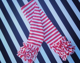 Candy cane leggings | Etsy