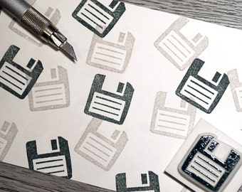 Computer stamp | Etsy