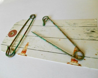 Vintage safety pins | Etsy