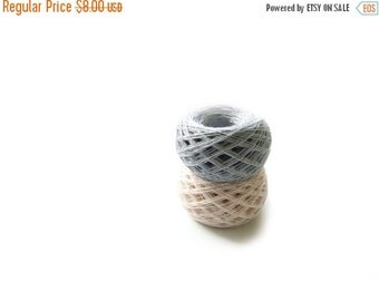 15%SALE 3ply linen yarn linen thread crochet by AureliaBoutique