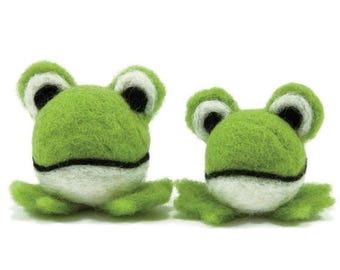Needle felted frog | Etsy