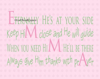 Baby dedication poem | Etsy