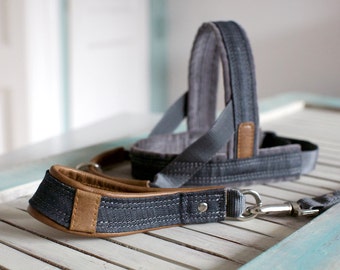Denim dog harness | Etsy