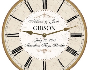 Wedding clocks | Etsy