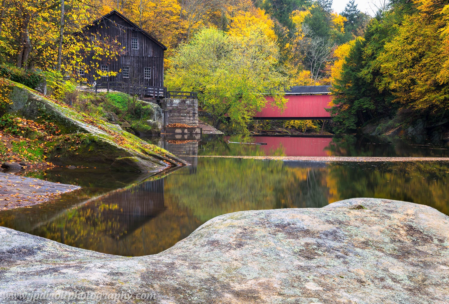 Rockin at the Mill McConnells Mill State Park Fall Foliage