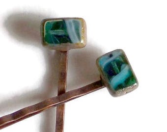 Copper hair pin | Etsy