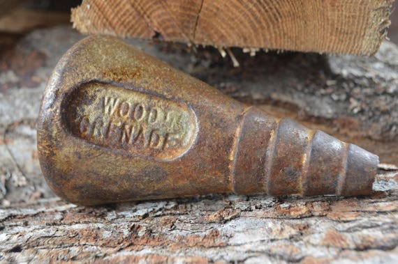 Oregon 'Wood Grenade' Splitting Wedge Antique
