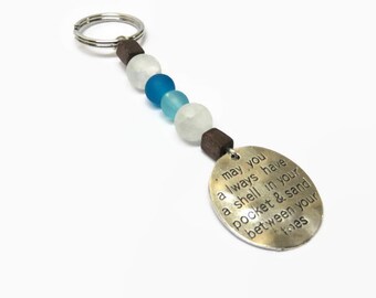 Sea shell keychain | Etsy