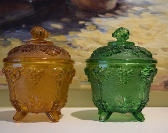 Amber candy dish | Etsy