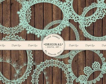 Unique mint green border related items | Etsy