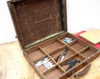 Unique watercolor paint box related items | Etsy