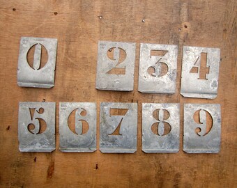 Number stencils | Etsy