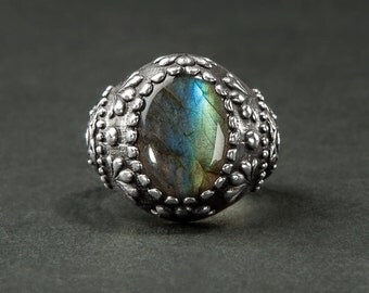 Mens labradorite | Etsy