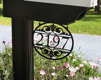 Custom Metal Address Sign