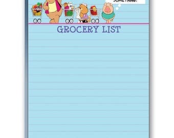 Grocery list pad | Etsy