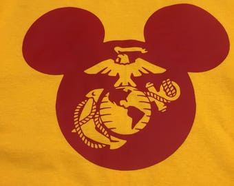 Marine mickey | Etsy