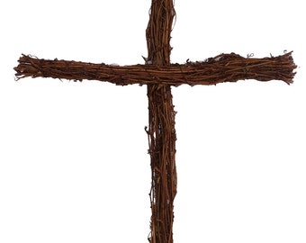 Grapevine cross | Etsy