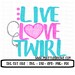 Live love dance SVG DXF EPS png Files for Cutting Machines