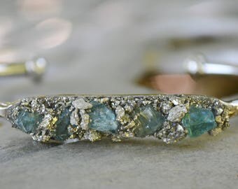 Apatite bracelet | Etsy