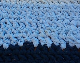 Toothbrush rag rug | Etsy