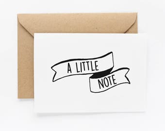 Just a little note | Etsy